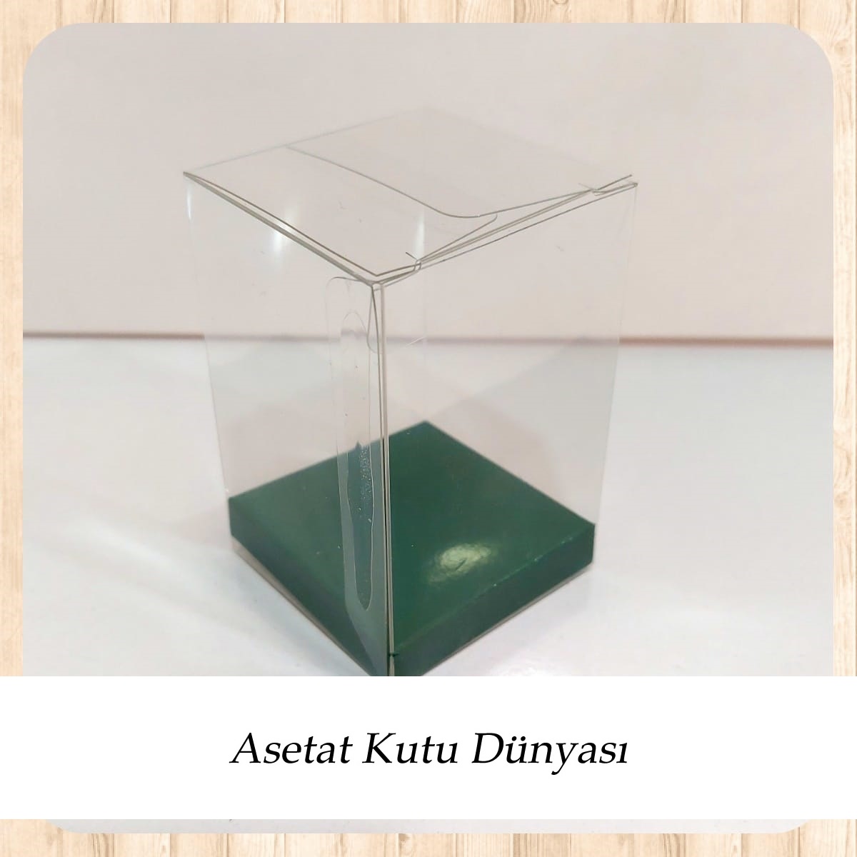 5x5x8 Altı Mat Yeşil İç Yükseltici Karton Üstü Otomatik Kutu - 5.64 TL ...